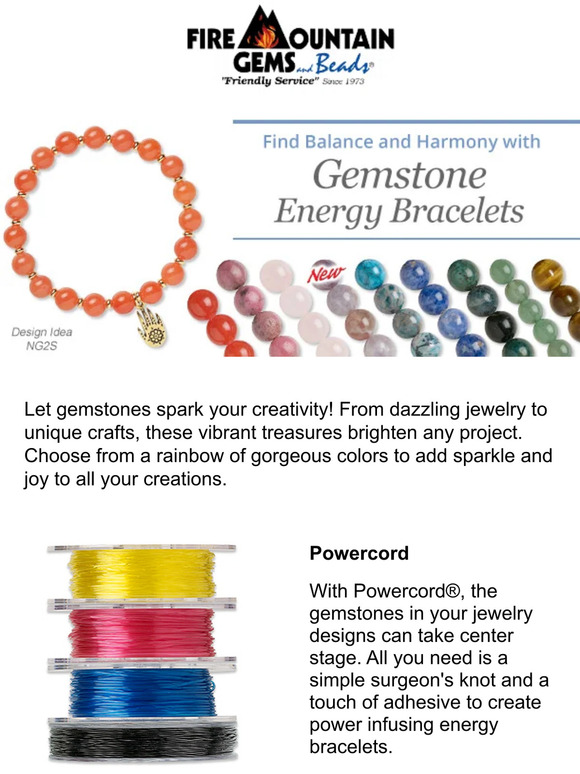 Fire Mountain Gems: Energy Bracelets: More Than Just Jewelry | Milled