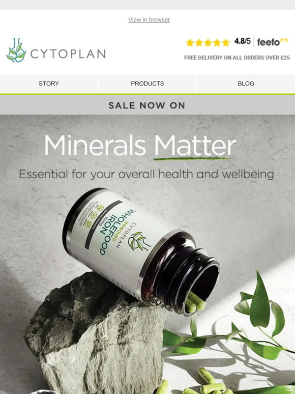 Cytoplan: Boost Your Health with Our Minerals Range - Up to 25% Off! | Milled