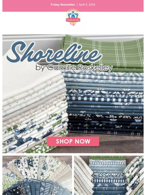 Fat Quarter Shop: Visit the Shoreline with Moda! | Milled
