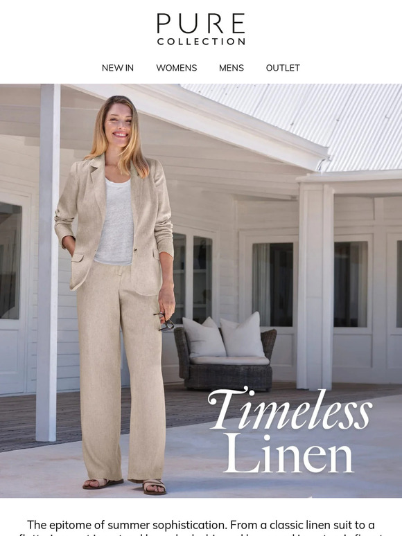 Pure Collection: New In: Timeless Linen | Milled