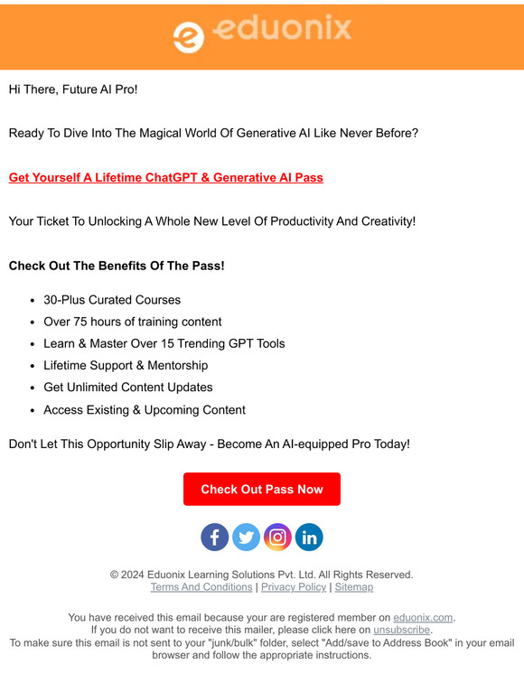 Eduonix: Become an AI Pro: The Ultimate Gen AI Pass! | Milled