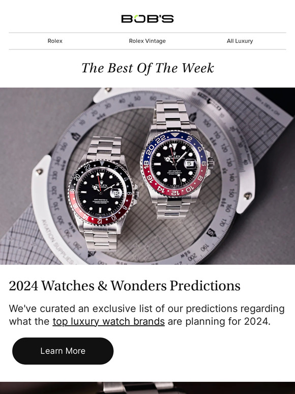 Bob's Watches: Best Of The Week | 2024 Watches & Wonders Predictions ...