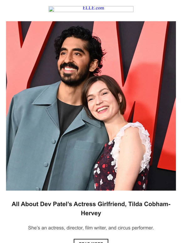 ELLE: All About Dev Patel’s Actress Girlfriend, Tilda Cobham-Hervey ...