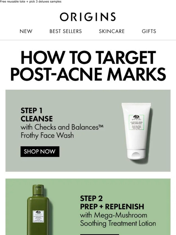 Origins: Goodbye Post-Acne Marks! | Milled