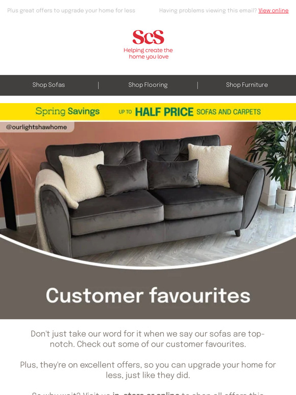 ScS: Check out our 5-star sofas ⭐🛋️ | Milled