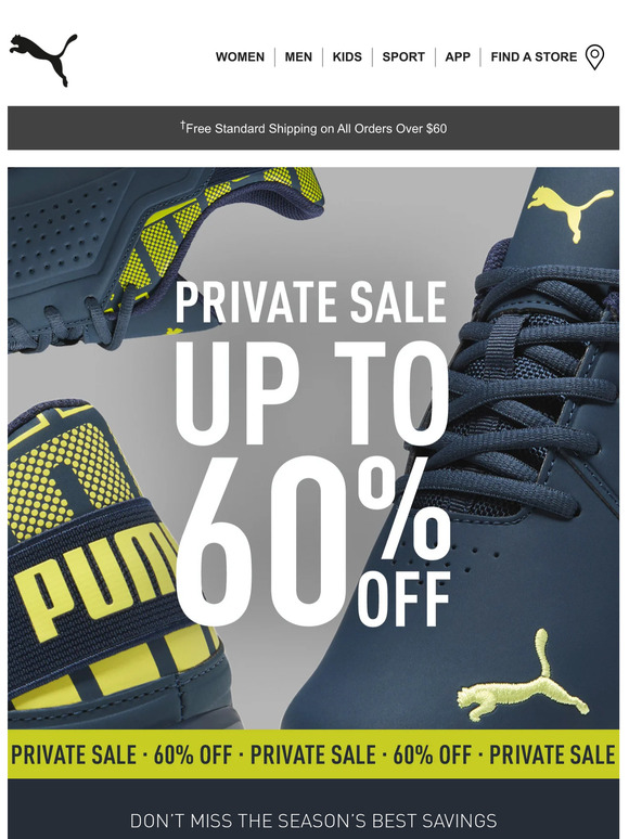 Puma 60 off store