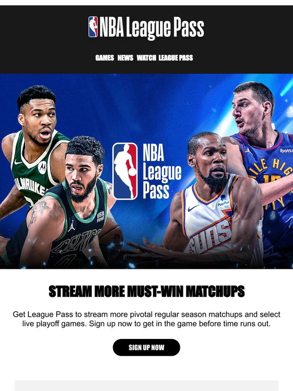 nba league pass au: Stream More Late-Season Action | Milled