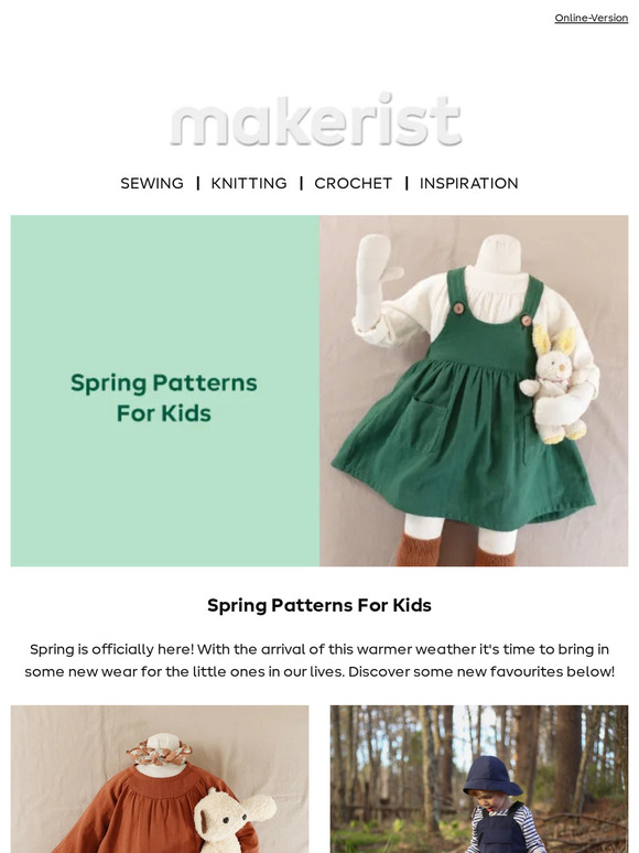 Makerist: Spring Patterns For Kids | Milled