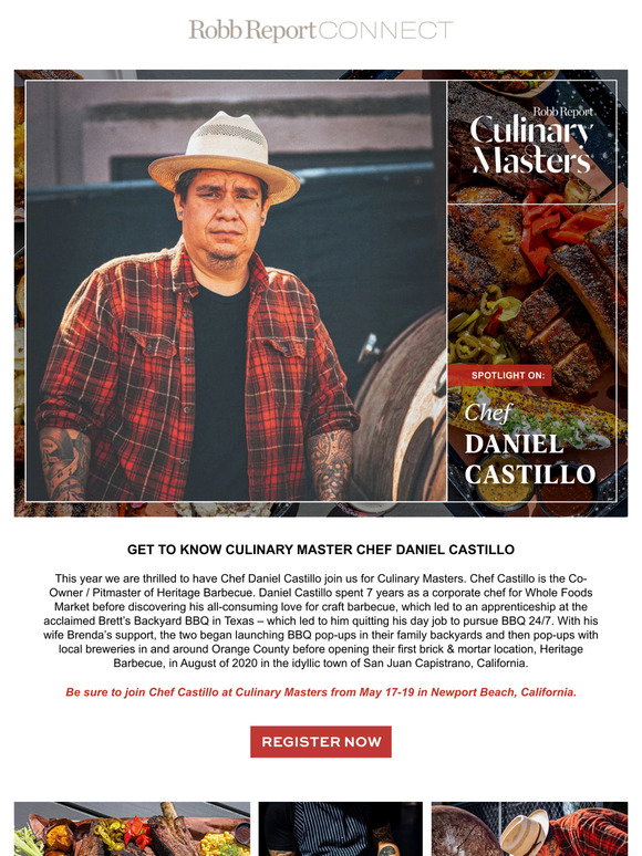 Robb Report: Get to Know Chef Daniel Castillo - Culinary Masters 2024 ...