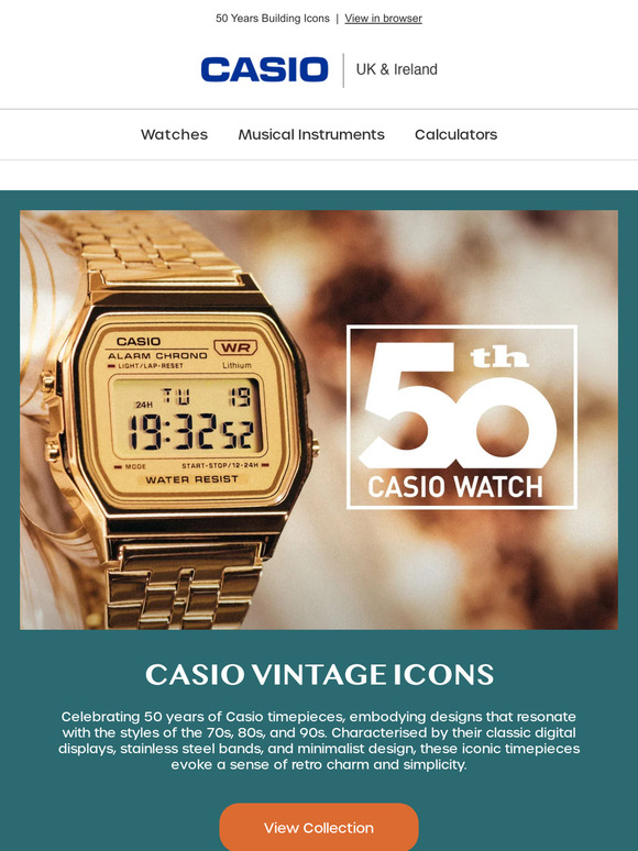 casio: Step Back in Time - Explore Casio Vintage Icons | Milled