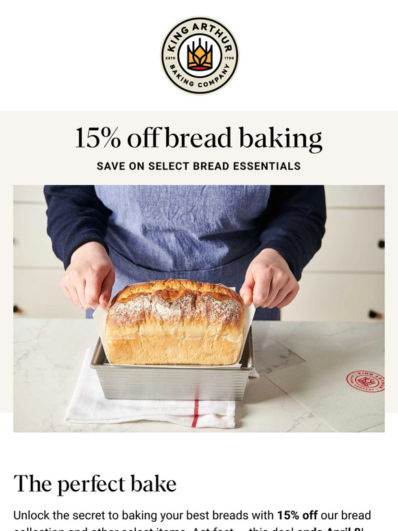 King Arthur Baking Company: Save 15% on The Best Bread Tools | Milled