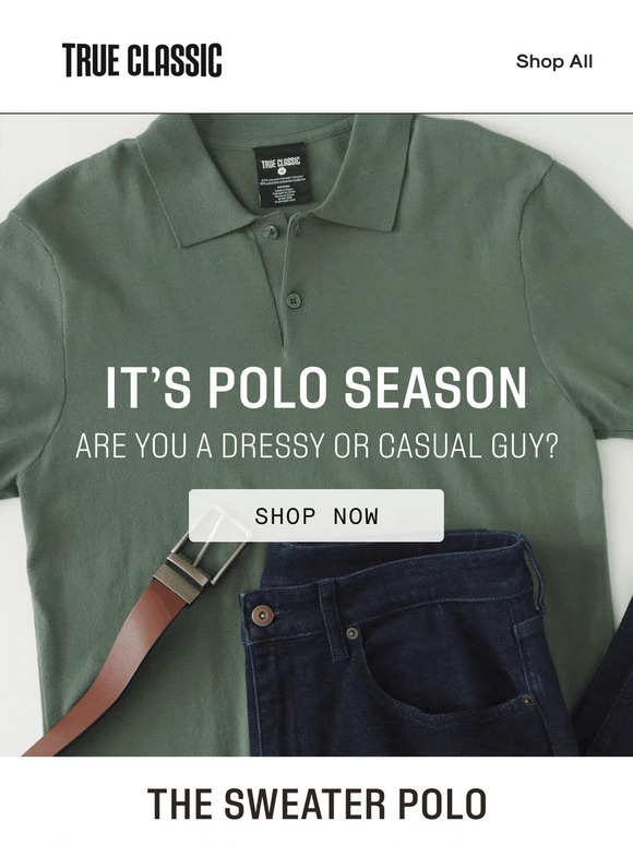 True Classic Tees: Polos: Know the Difference | Milled
