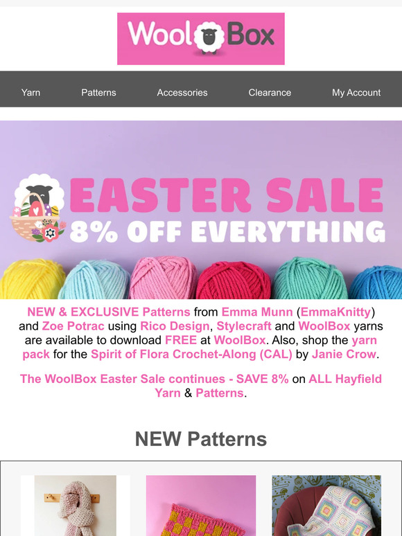 WoolBox: NEW & EXCLUSIVE WoolBox FREE Patterns | NEW Janie Crow Crochet ...