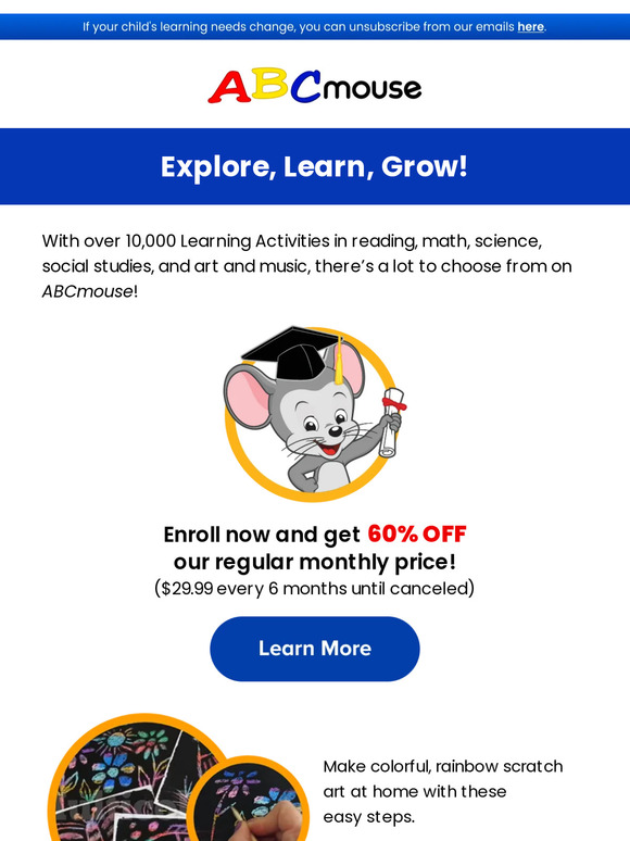 ABCmouse: Discover 10,000+ Learning Activities! | Milled