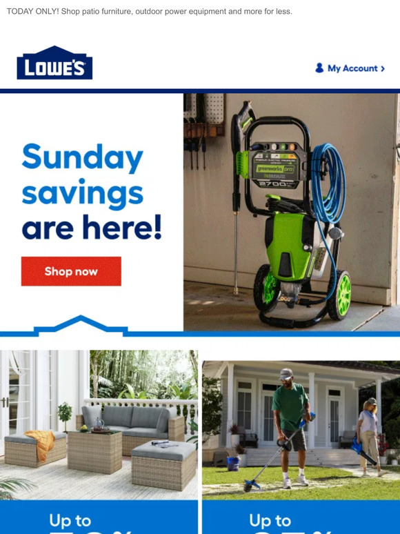 Lowes Email Newsletters: Shop Sales, Discounts, and Coupon Codes