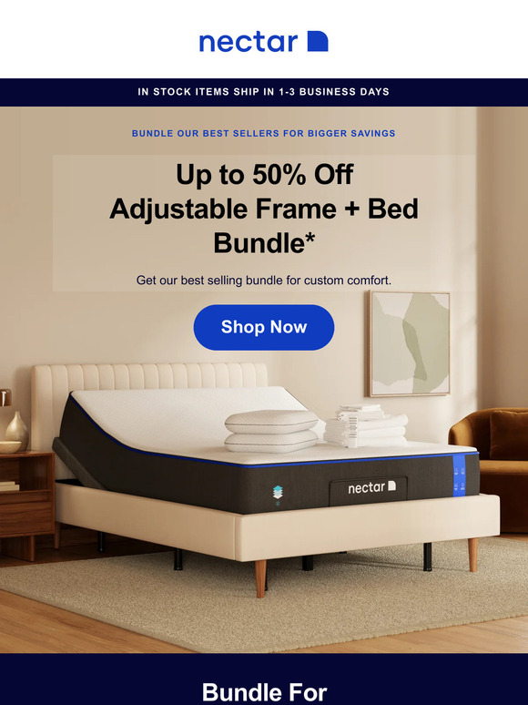 Nectar Sleep: Customize Your 😴 Setup: Bundle & Save! | Milled