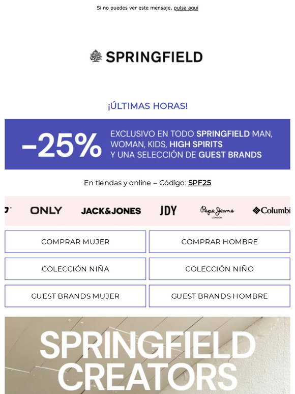 Springfield: Aún estas a tiempo -25% EXCLUSIVO | Visto en redes: How to ...