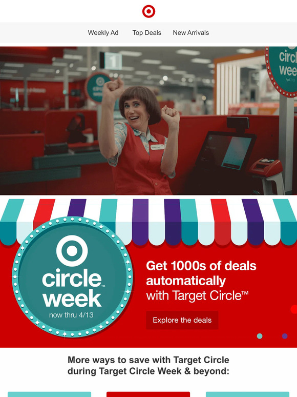 Target: Target Circle Week starts April 7! 🎉 | Milled
