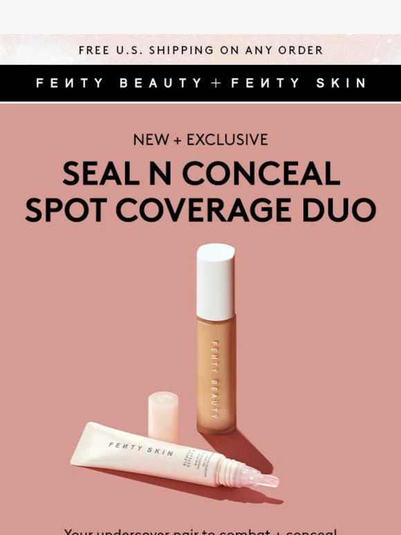 Fenty Beauty: *New* Seal N Conceal Spot Coverage Duo | Milled