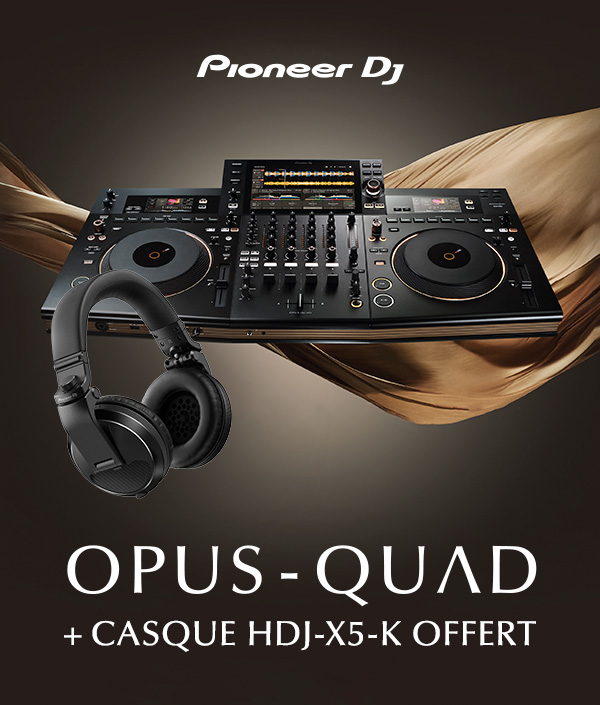 Woodbrass: Pioneer : un casque offert avec votre Opus Quad | Milled