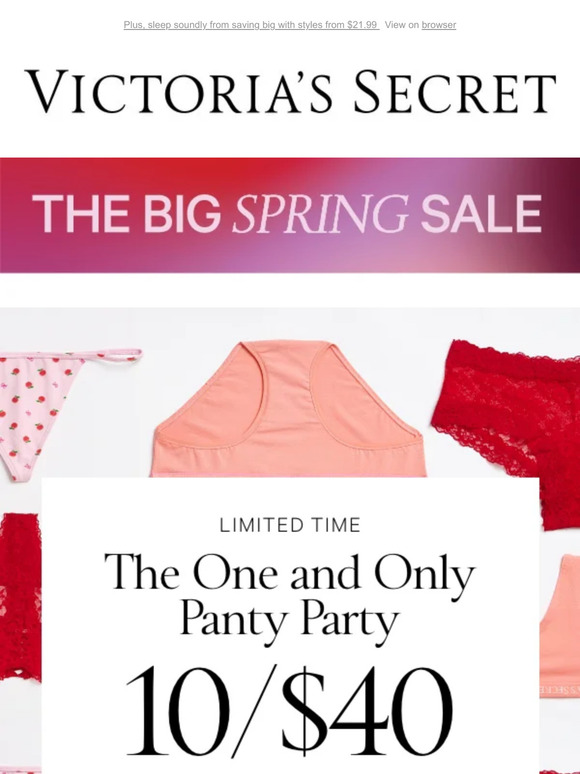 Victoria's Secret Email Newsletters: Shop Sales, Discounts, and Coupon ...