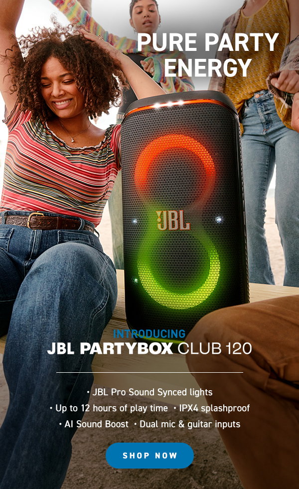JBL: 🥳 Introducing JBL Partybox Club 120 | Milled