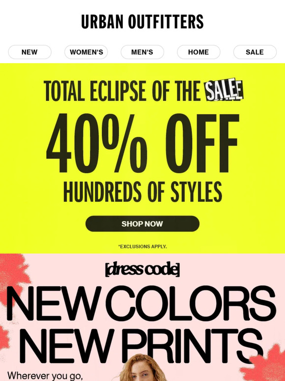 Urban Outfitters Email Newsletters: Shop Sales, Discounts, and Coupon Codes