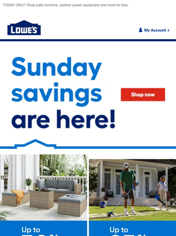 Lowes Email Newsletters: Shop Sales, Discounts, and Coupon Codes