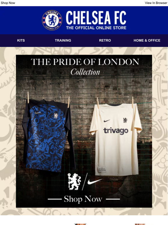 Chelsea Megastore: MATCHDAY! The Pride Of London Collection | Milled