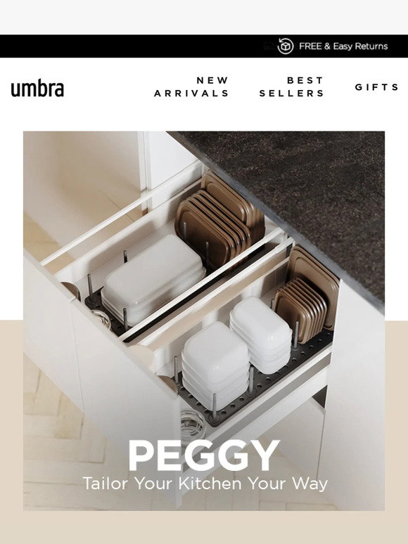 Umbra: Meet Peggy: The Ultimate Kitchen Drawer Makeover | Milled