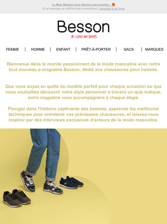 Besson Chaussures: le nouveau Mag' Besson est disponible ! 👏 | Milled