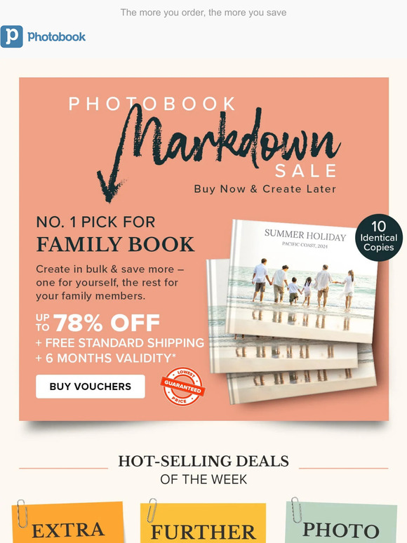 Photobook: Bulk Specials: Free Standard Shipping + 78% OFF 😎 | Milled