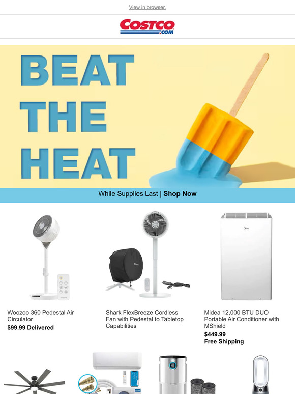 Costco: Summer Heat Solutions: Shop Fan and AC Deals Now! | Milled
