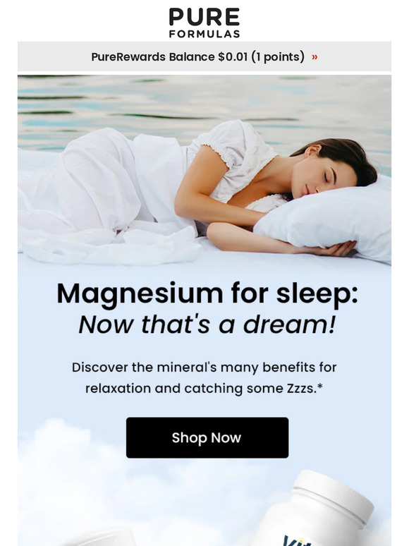 PureFormulas: Magnesium: Your must-have nutrient for better sleep | Milled