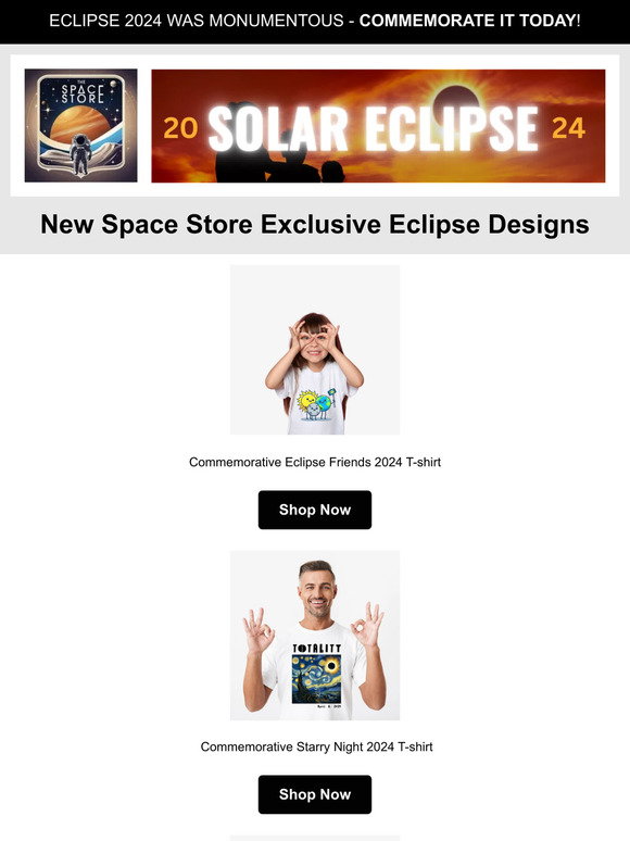 The Space Store: Commemorate the moment: New Exclusive Solar Eclipse ...