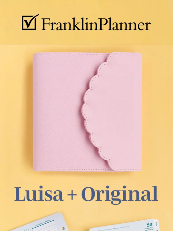 Franklin Planner: Introducing The Luisa Binder! | Milled