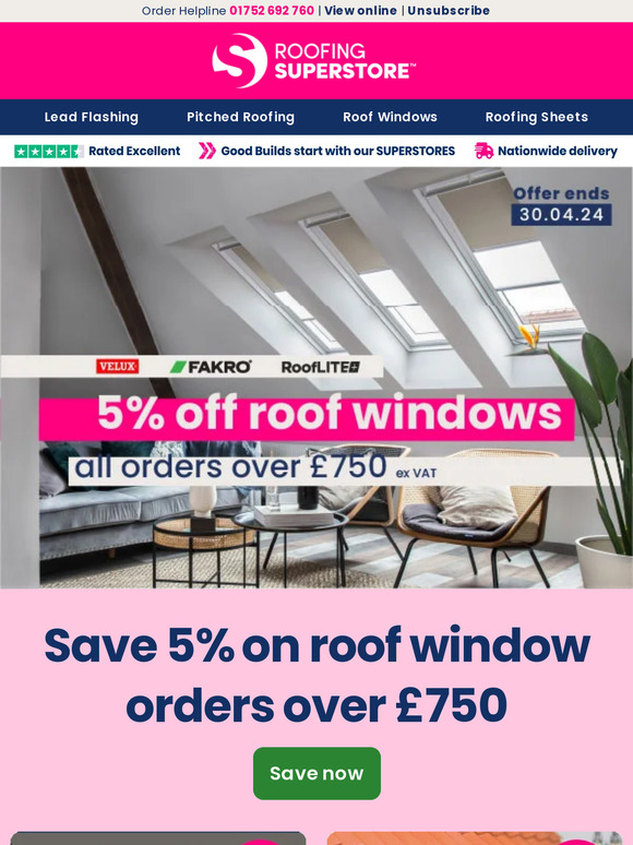 Roofing Superstore: Our roof window deal is back 🏡 | Milled