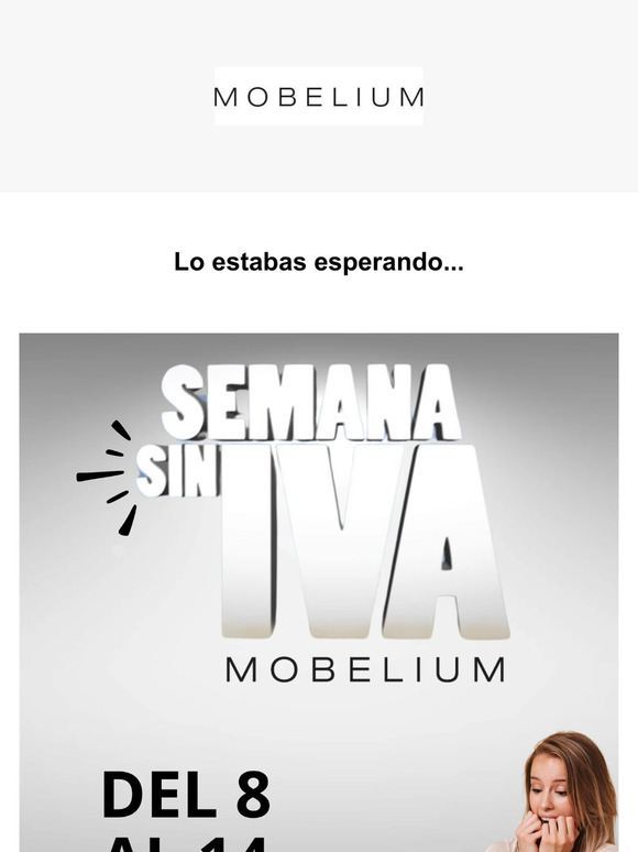 Mobelium: 📲💥SEMANA SIN IVA EN MOBELIUM. ¡Prepara tu cesta!🛒 | Milled