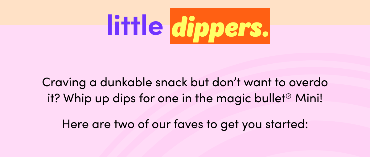 NutriBullet: Dollops, dips, and drams. | Milled