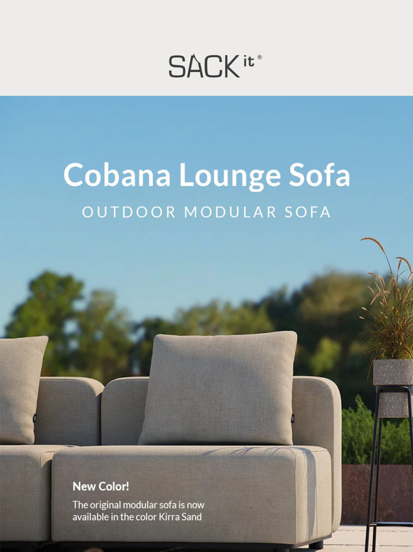 SACKit: Upgrade your outdoor space with an outdoor modular sofa 💫 | Milled