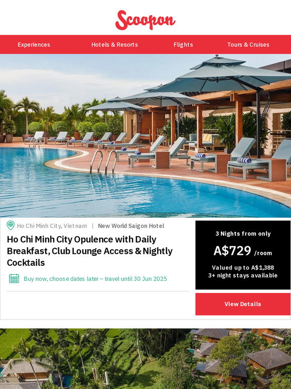 Scoopon: NEW Global 🌏 Deals in Vietnam, Bali, Dubai & Thailand | Milled