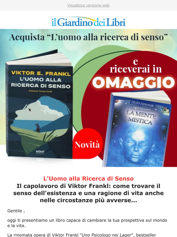 Il Giardino dei Libri: L'uomo alla ricerca di senso: il capolavoro di ...