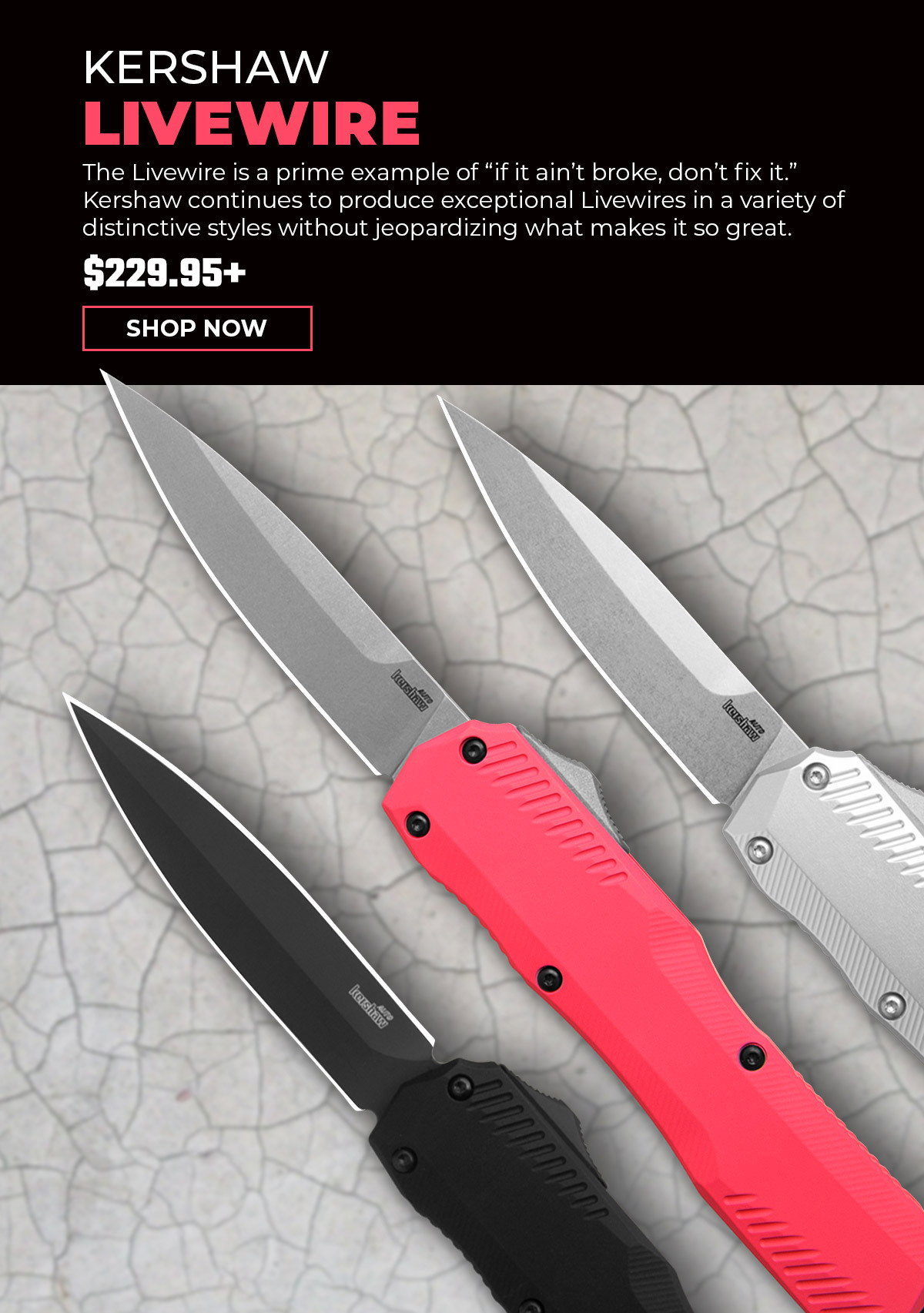 Blade HQ: More Kershaw Livewire colors now available! | Milled