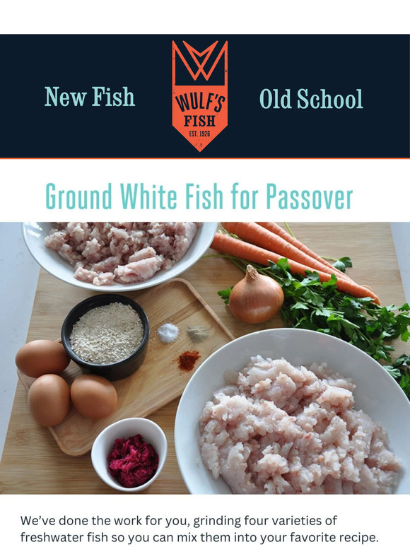 Wulf's Fish: Ground White Fish for Passover (and dumplings, fish cakes ...