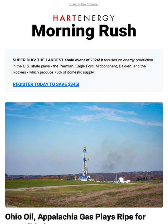 Hart Energy: Morning Rush: Ohio Oil, Appalachia Gas Plays Ripe for ...