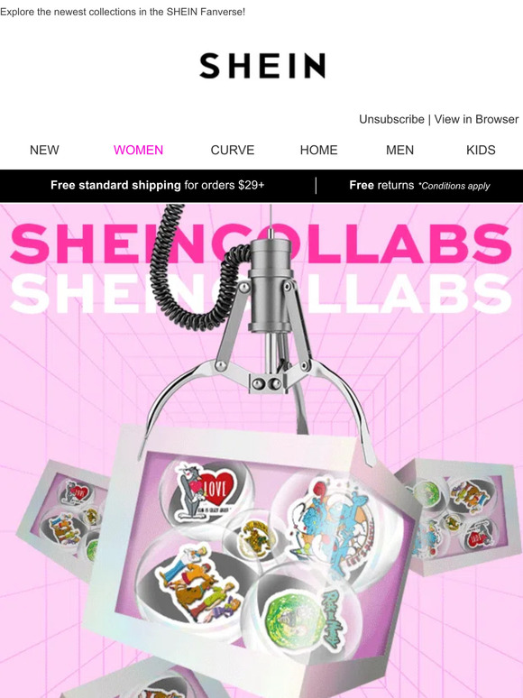 SHEIN: SHEINCollabs | EXCLUSIVE Fan Faves | Milled