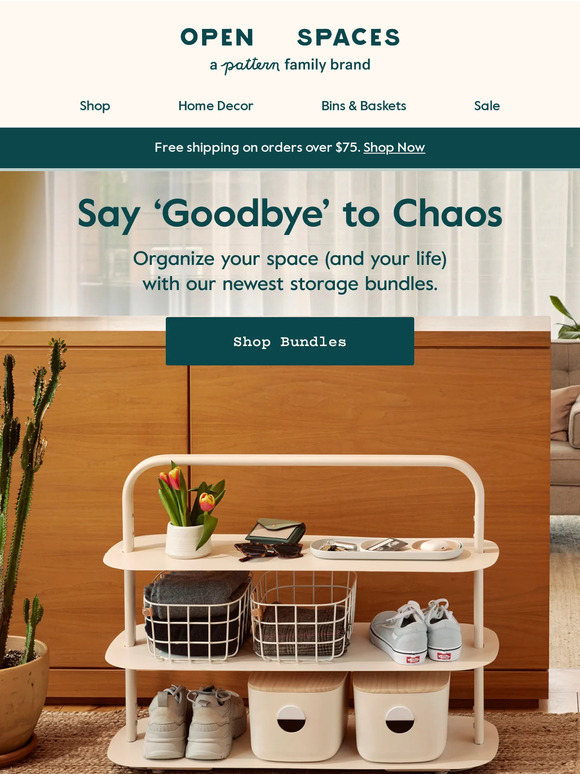 Open Spaces: Organize your space with more for less | Milled