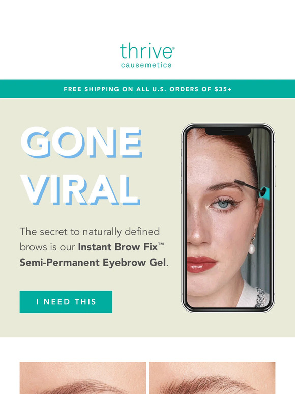 Thrive Causemetics: This Brow Gel Went Viral! | Milled