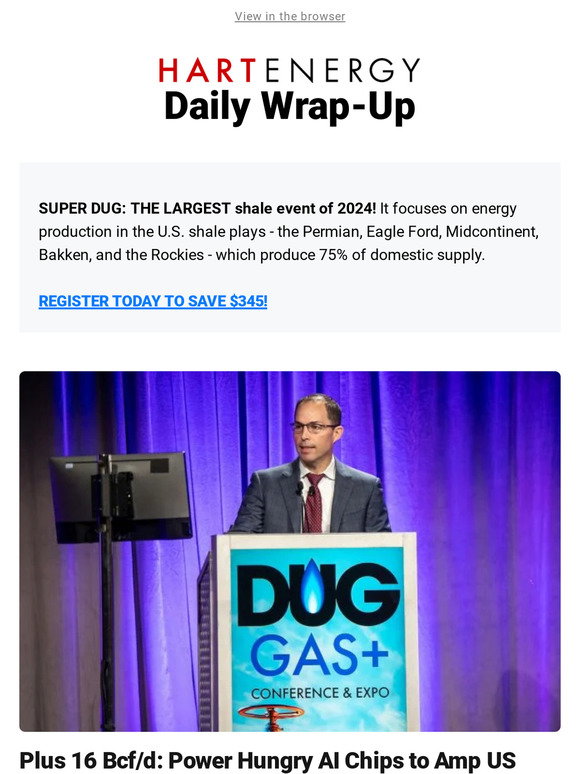 Hart Energy: Daily Wrap-Up: Power Hungry AI Chips to Amp US NatGas ...