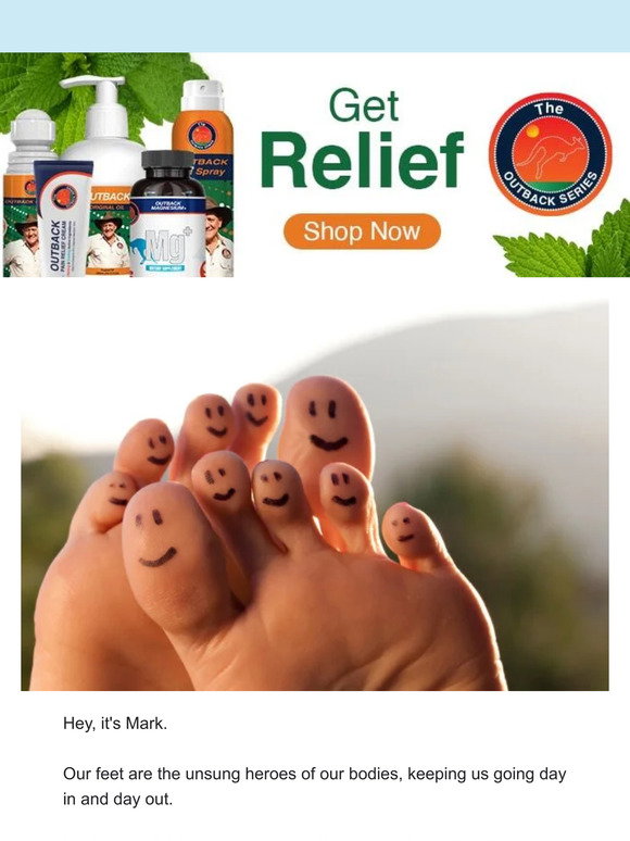 Outback Pain Relief: 8 Tips for Happy Feet | Milled
